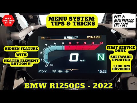 EP:2 BMW R1250GS/A Rallye - Software Update - Hidden Features in Menu & First Service Completed
