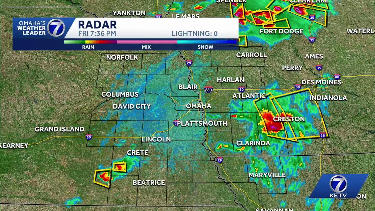 Omaha weather: Tracking severe storms Friday evening
