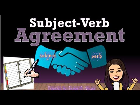 Subject Verb Agreement (Part I)- Grade 6