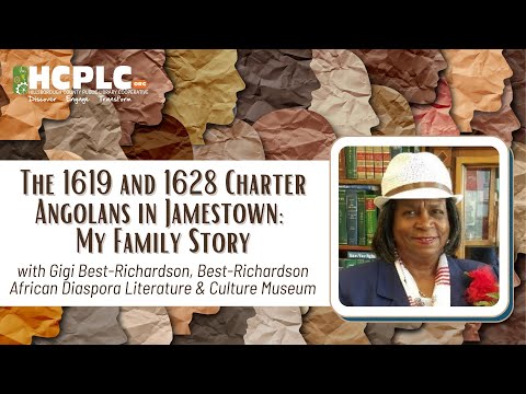 The 1619 and 1628 Charter Angolans in Jamestown: My Family Story
