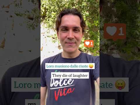 🇮🇹📝MORIRE - Irregular Italian Verbs (Present Tense)