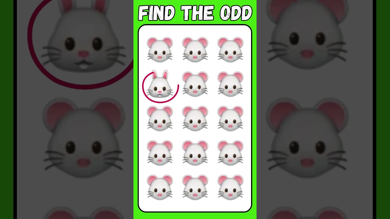 FIND THE ODD ONE CAN YOU ? PART 27 #viral #howgoodareyoureyes #emojichallenge #findtheoddemojiout