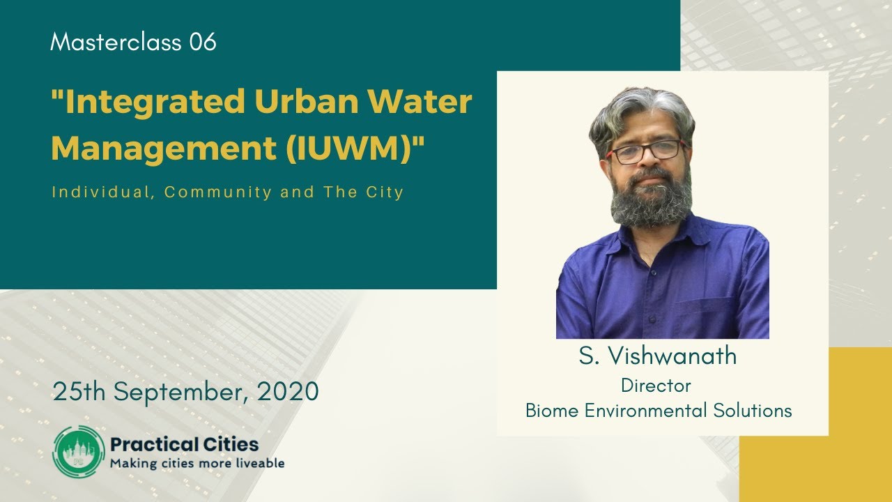 Masterclass 06 : Integrated Urban Water Management