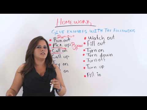 Phrasal Verbs AND Two-Word Verbs - English Grammar