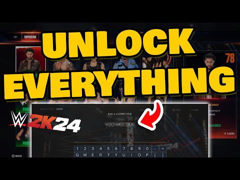 How to Unlock EVERYTHING in WWE 2K24 for FREE! (NEW LOCKER CODE 2025) 🎮