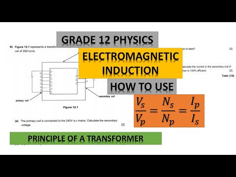 Transformers Physics Problems - Voltage, Current & turns Calculations - Electromagnetic Induction