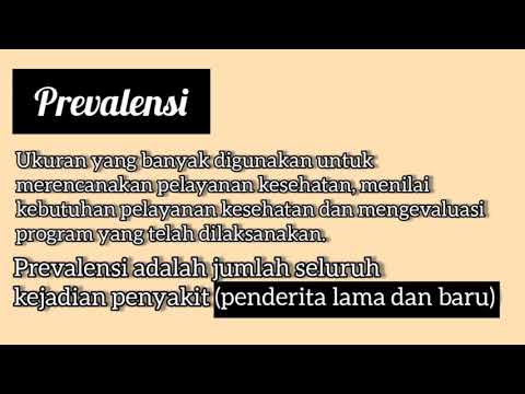 Ukuran Ukuran dalam Epidemiologi
