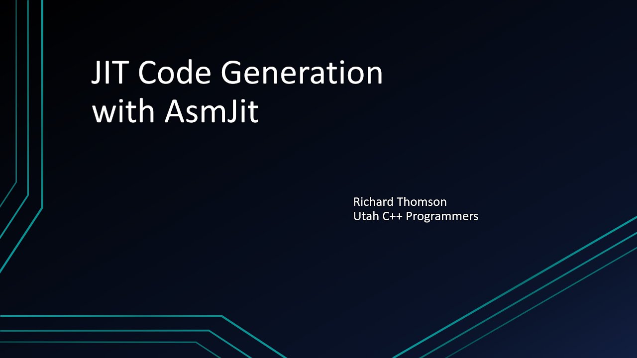JIT Code Generation with AsmJit