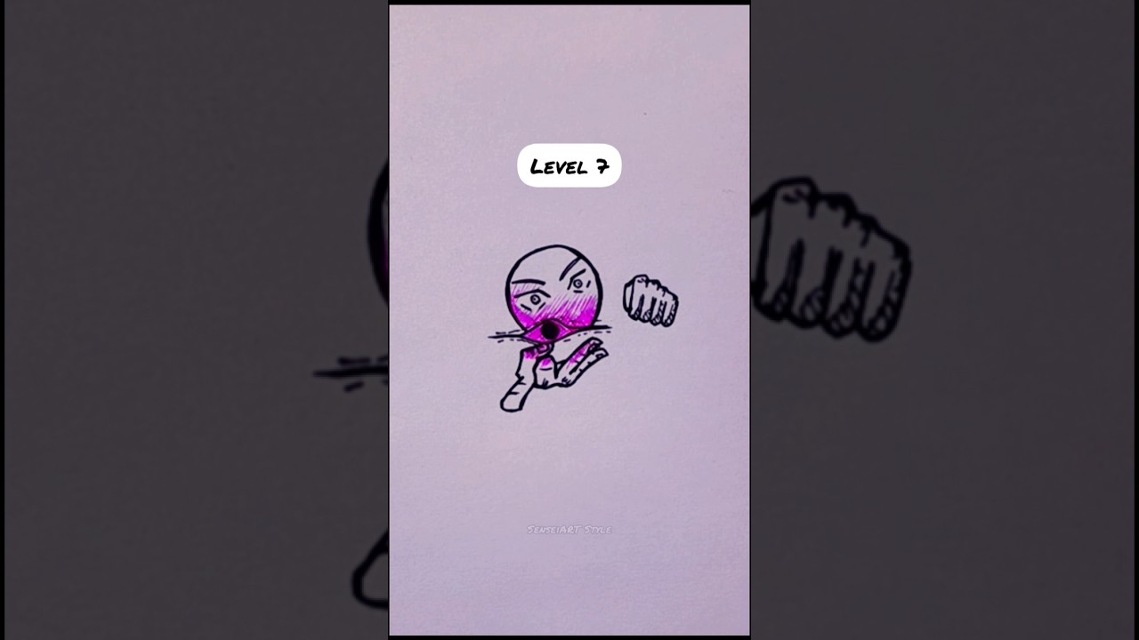 what level are you?✏️🔥  #drawing #stickman #tutorial #art #fpy #sketch #draw #howtodraw #fyp #shorts
