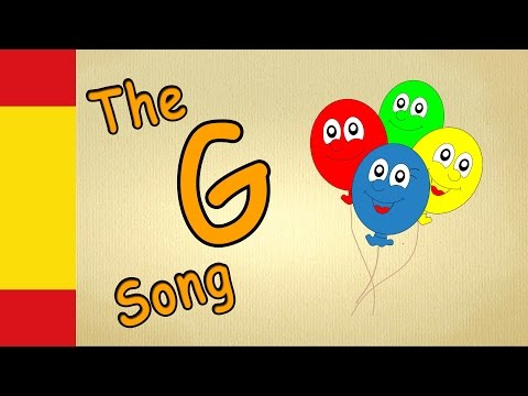 Learn Spanish alphabet- Letter G Song- ABC Songs for kids