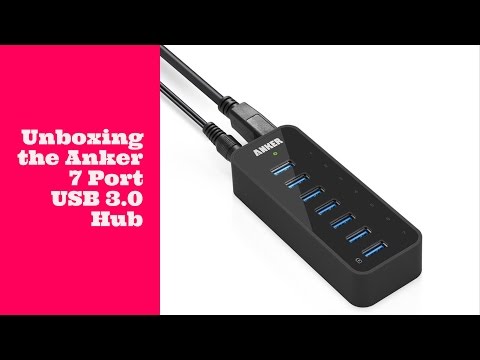 Anker 7 Port USB 3.0 Hub Unboxing (QUICK)