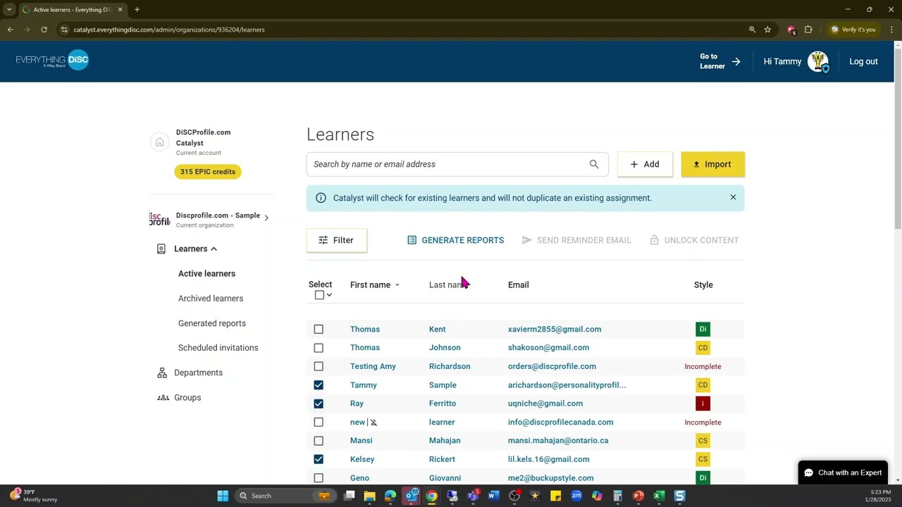 The Catalyst™ Administrator Experience