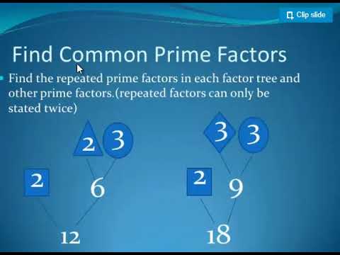 Prime Factors of 12 and 18 (LCM) by TheCorner