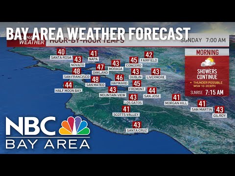 Forecast: Thunder, Hail Chances in Parts of Bay Area