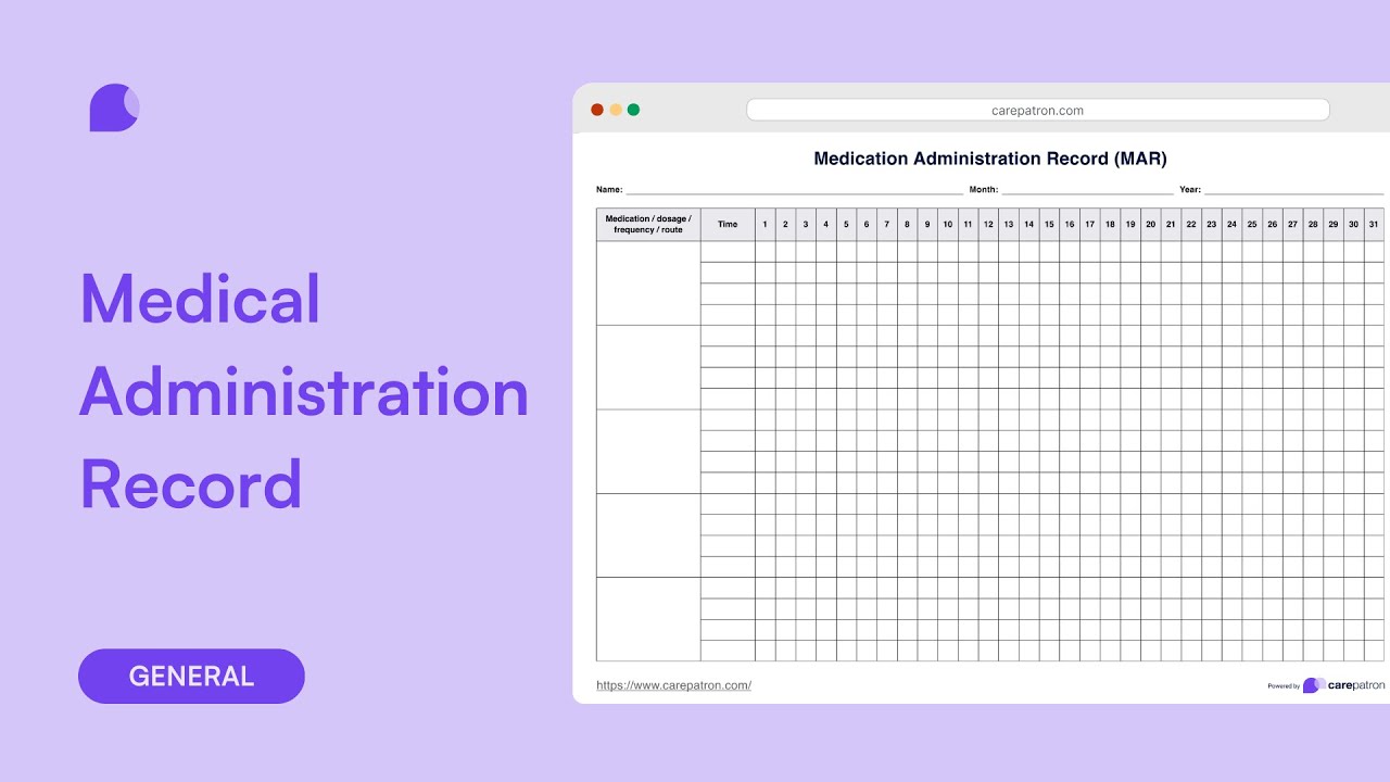 Medication Administration Record