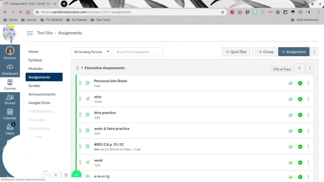 Enabling Grade Sync in Canvas