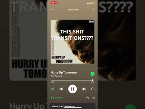 TS TRANSITIONS??? #weeknd #xo #theweeknd #trilogy #hurryuptomorrow #shorts