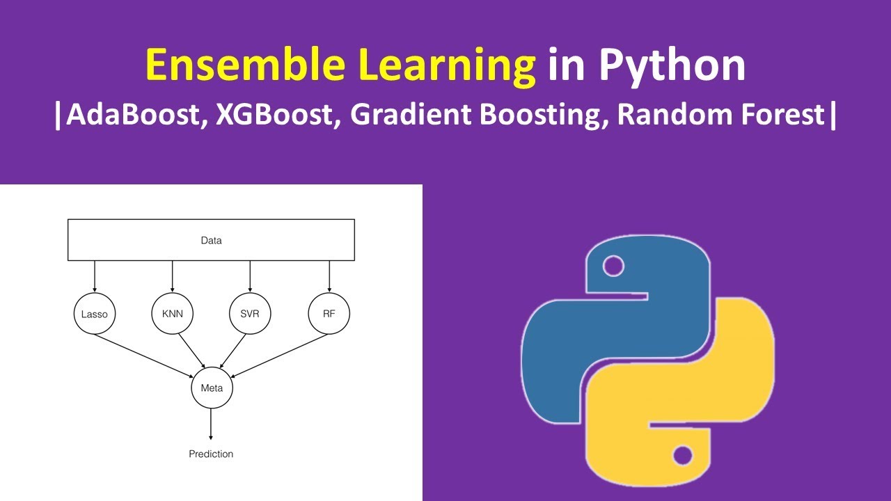 Machine Learning Tutorial 10 - Ensemble Learning in Python Machine Learning