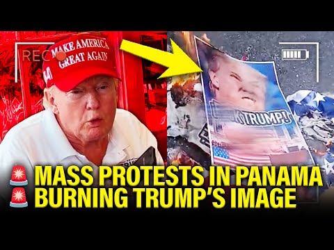 Big Protest Against Trump In Panama Outside U.S. Embassy | weehingthong