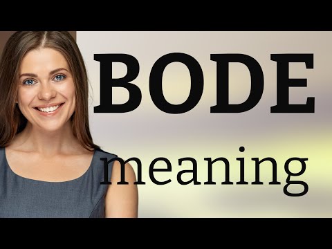 Bode — BODE meaning