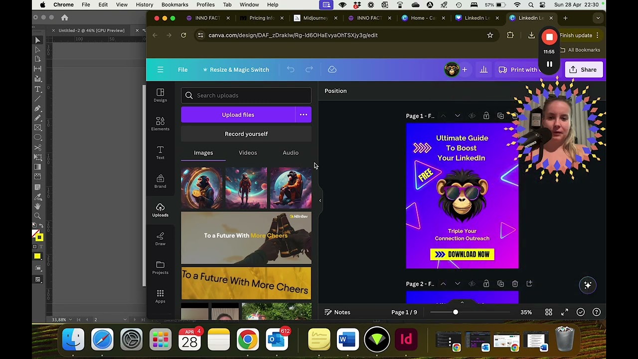 How to make PDF lead magnet in Canva and Adobe InDesign
