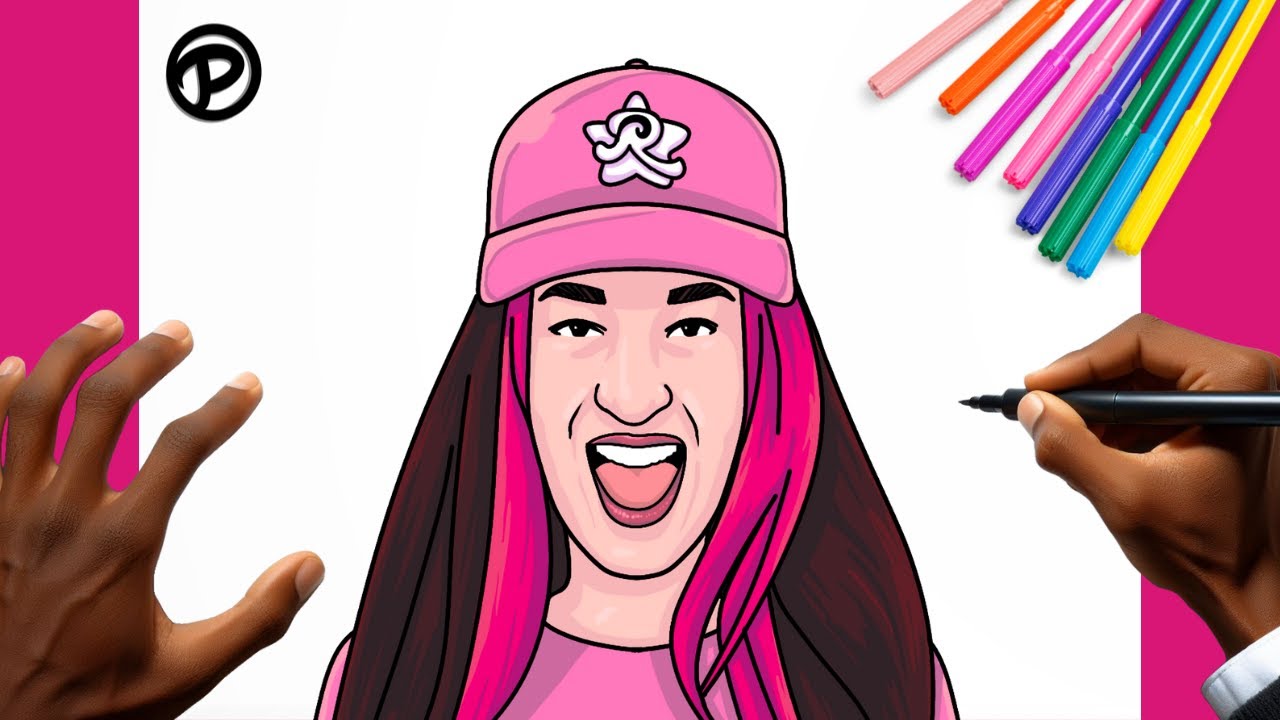 Como desenhar a Emilly Vick dos Rosas Passo a passo