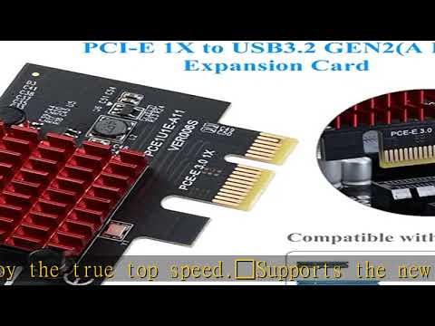 BEYIMEI PCI-E 1X to USB3.1 A-Key Gen2 Front Type-C Expansion Card,10Gbps Type-E Internal 20-pin Fro