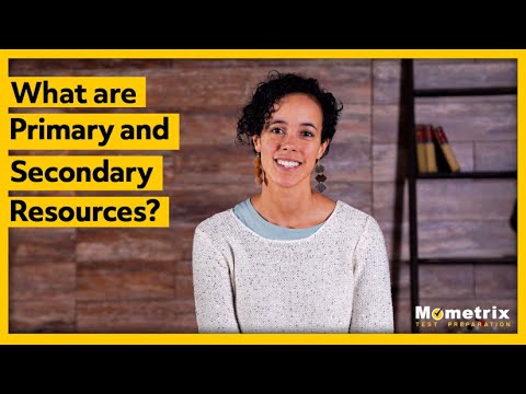 What are Primary and Secondary Resources?