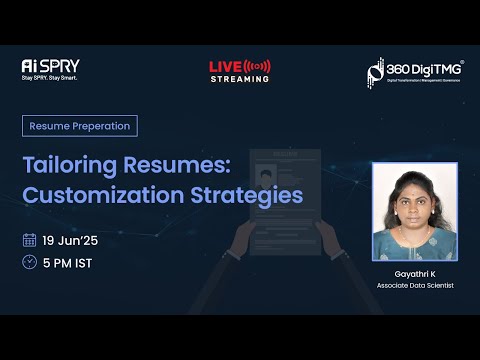 Resume Building | 19th June 25 | 360DigiTMG