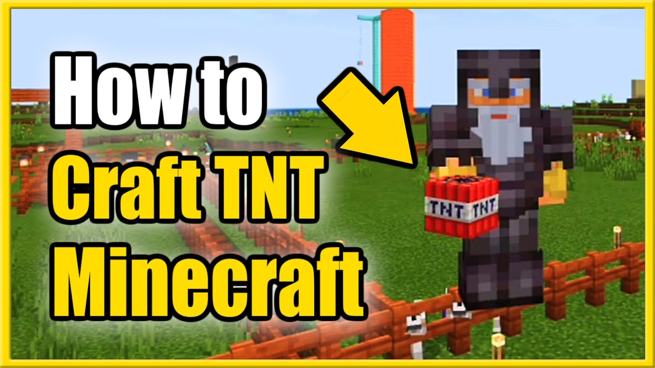 How to Make TNT in Minecraft Survival Mode (Fast Recipe Tutorial)