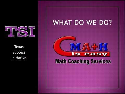 TSI Experts: What do we do?