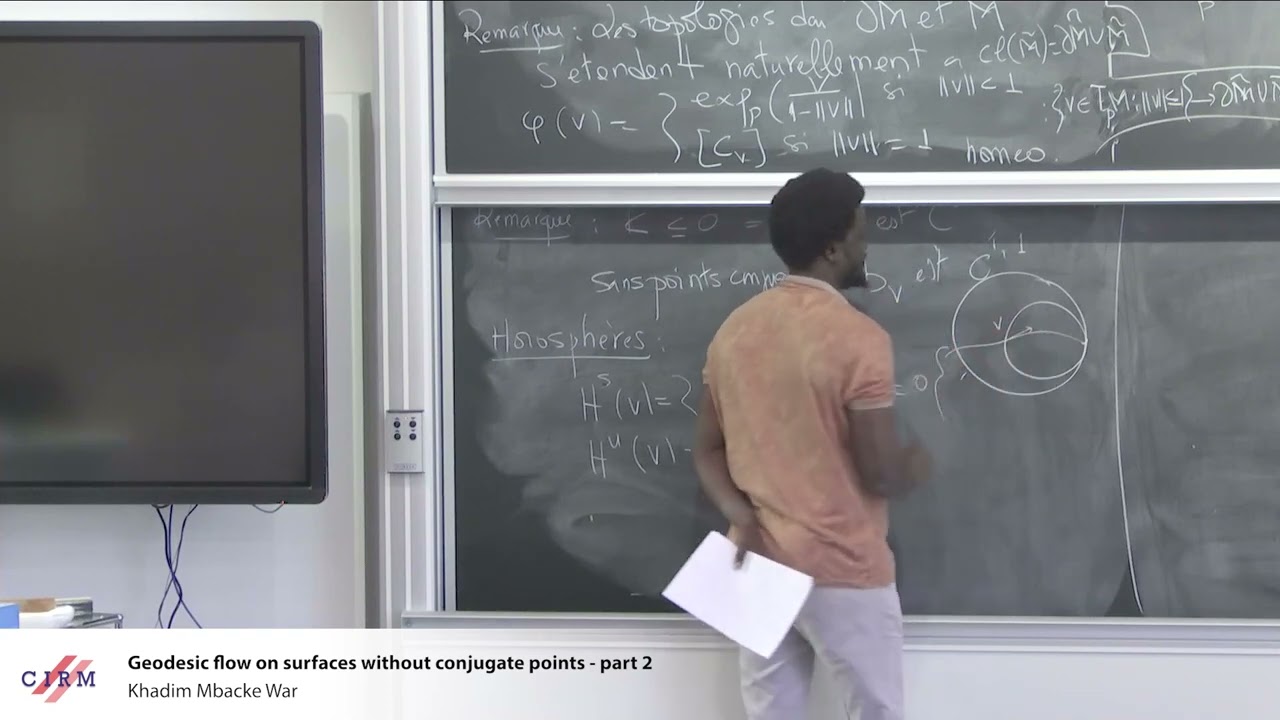 Khadim Mbacke War: Geodesic flow on surfaces without conjugate points - part 2