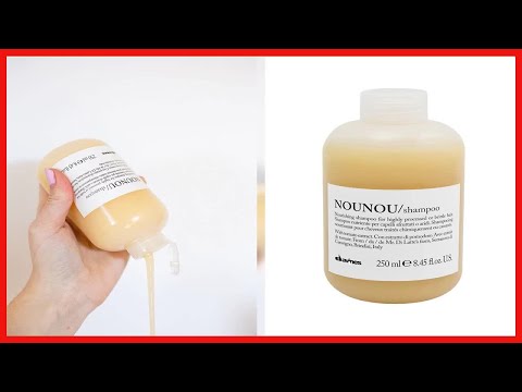 Davines NOUNOU Shampoo, Hydrating Deep Shampoo for Bleached, Permed, Relaxed, Damaged Hair Or Very