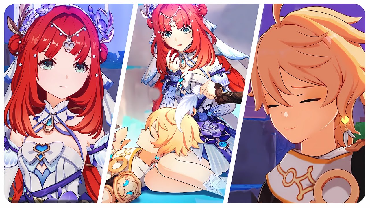 Traveler on Nilou's Lap!! (Cutscene) Summertide Scales and Tales Part 3 | Genshin Impact 4.8