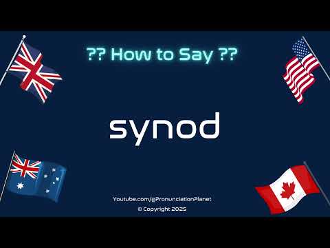 ⛪️ 📖 How to Pronounce synod? (CORRECTLY) | Pronunciation Planet