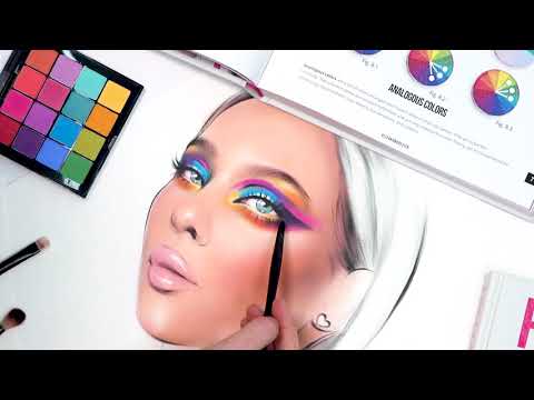 The Face Chart Book | FACECHART Drawing With Makeup by Liza Kondrevich #facechart