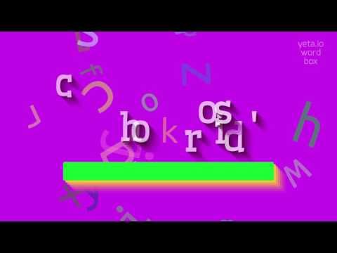 How to say "choroid's"! (High Quality Voices)
