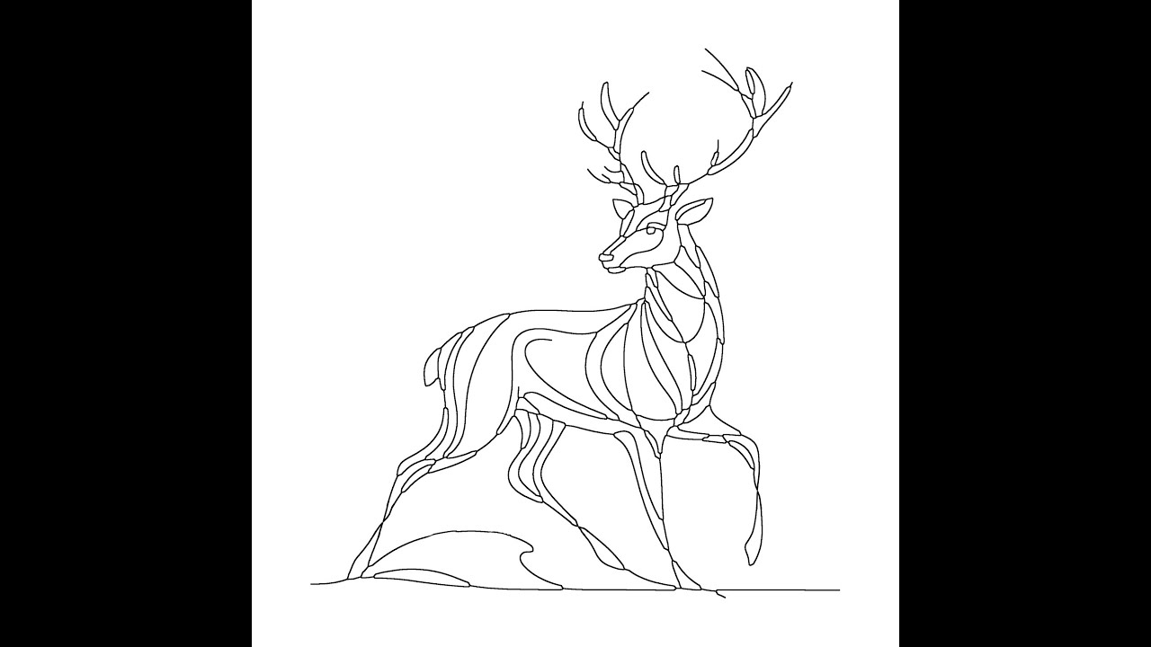 Adorable Deer Coloring Pages