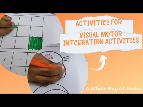 6 activities to improve visual motor integration skills.