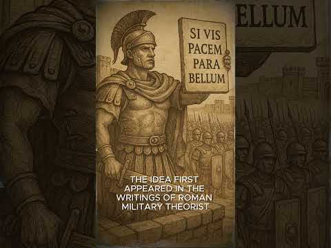 Why Do We Say "Si vis pacem, para bellum"? ⚔️ #parabellum #latinphrase #historyshorts