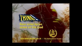 THINK! road safety Horses advert uk