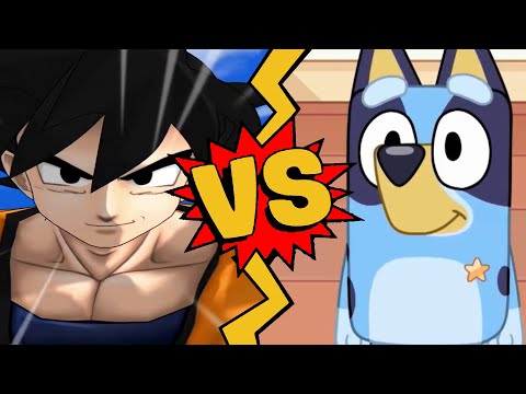M.U.G.E.N. Battles | Goku vs Bluey | Dragon Ball Z vs Bluey