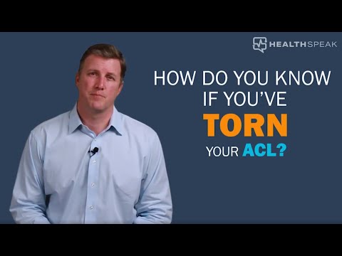 Is Your ACL Torn?