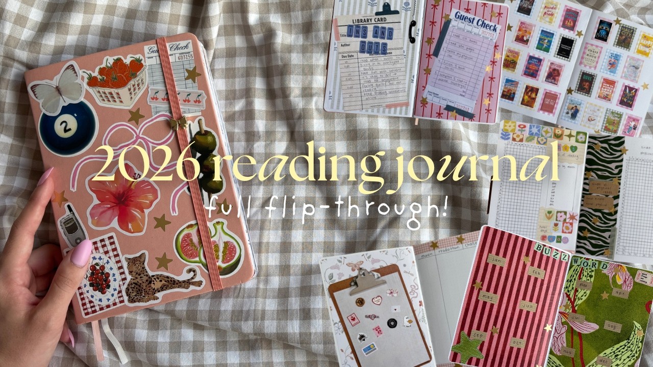 2026 reading journal flip-through 💌