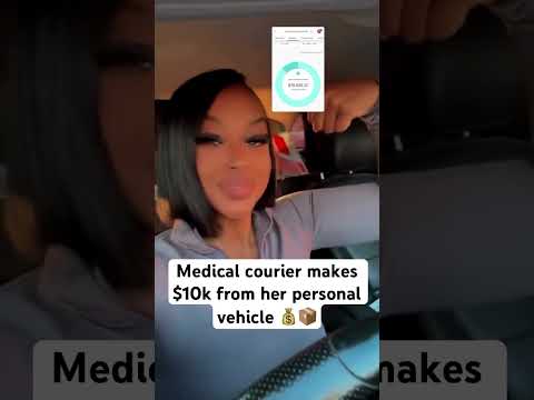 Medical Courier makes $10K π₯π¦βΌοΈ#medicaldelivery