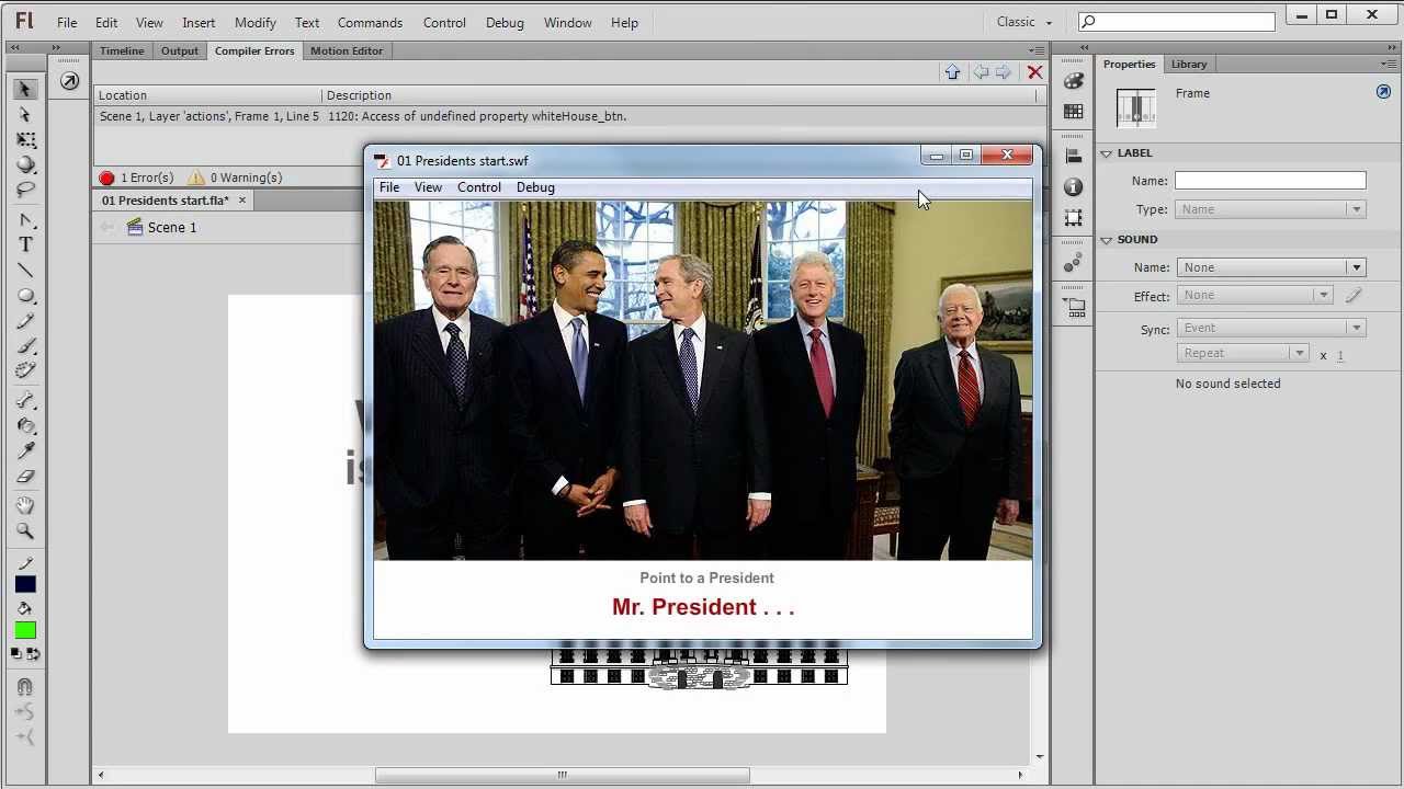 CIS220DC 01A - Intro to ActionScript 3.0 - Navigational Programming