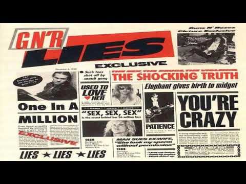 Guns N' Roses - Patience (Guitar Backing Track w/original vocals and 2nd guitar) #multitrack