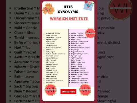 IELTS Vocabulary | Synonyms of most commonly used words in Ielts Writing #shorts
