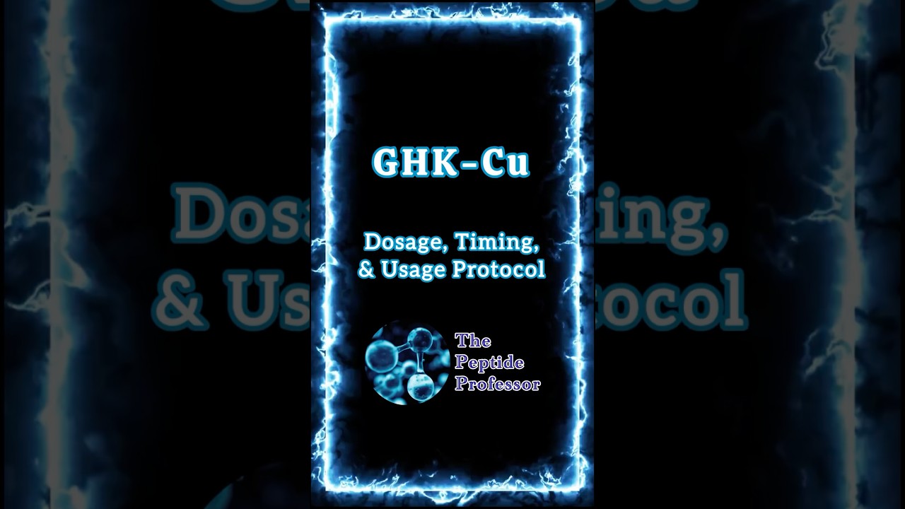 How to Use GHK-Cu Peptide | Dosage, Timing, and Usage Guidelines #peptides