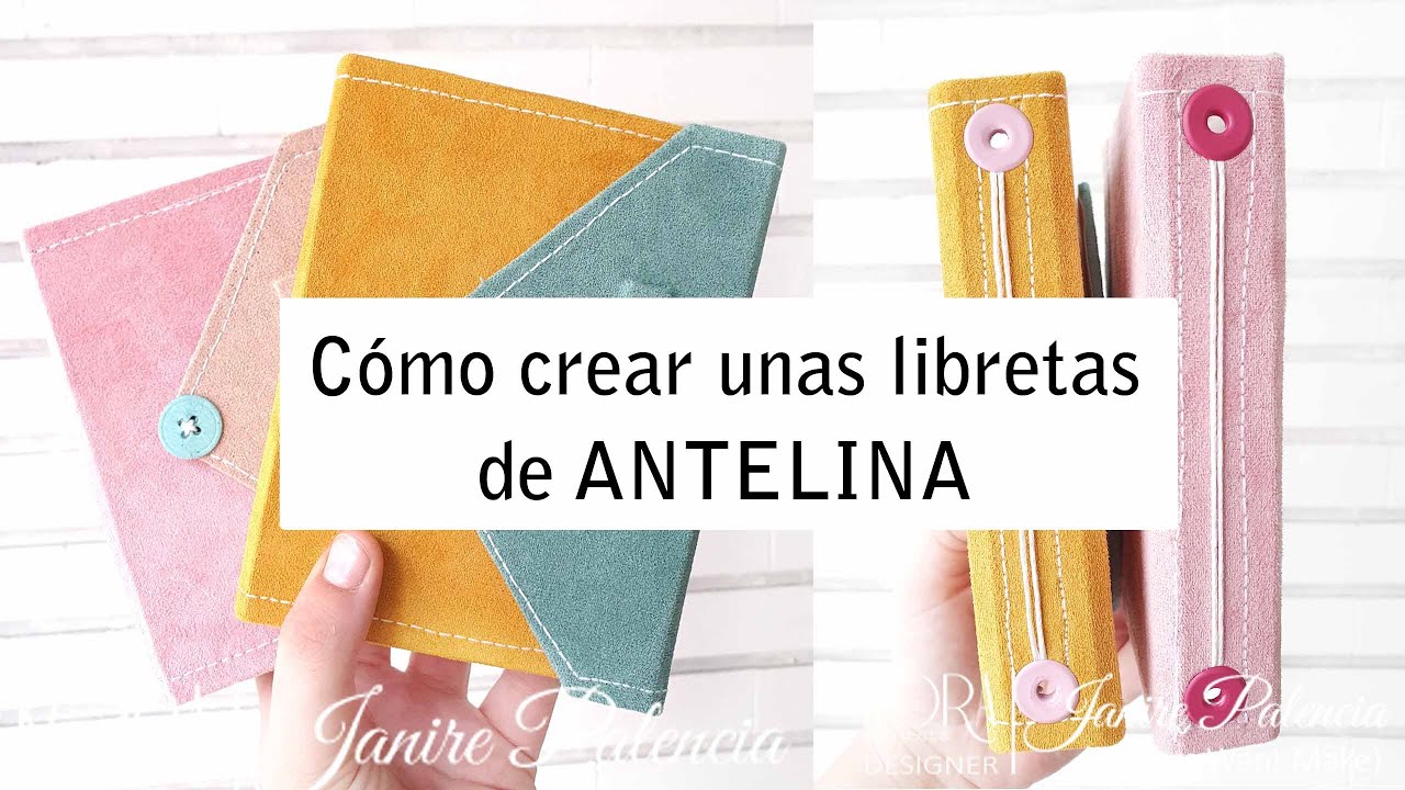 Cómo hacer libretas con Antelina de Kora Projects. Scrapbooking.
